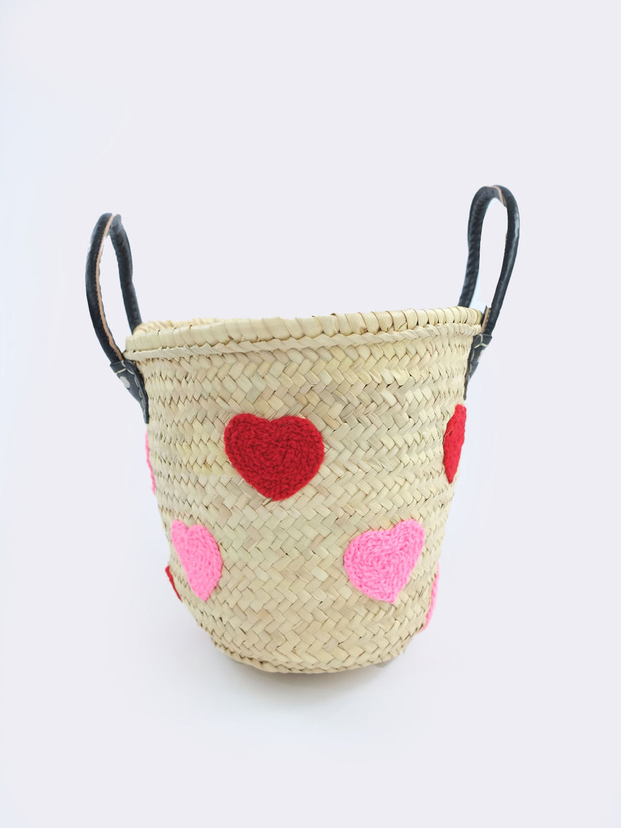 Raffia Hearts Shopper – Boho Sahara Ltd