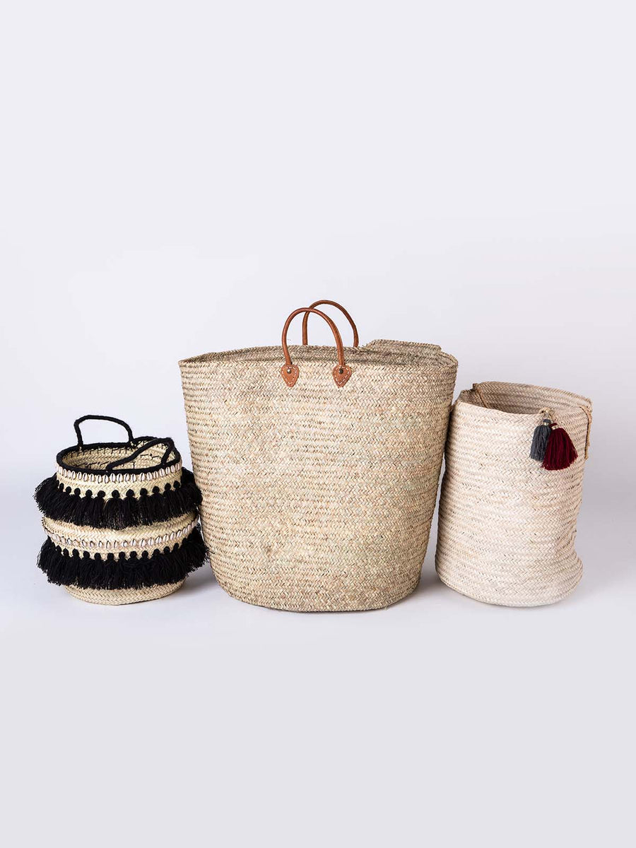 Large Raffia Basket – Boho Sahara Ltd